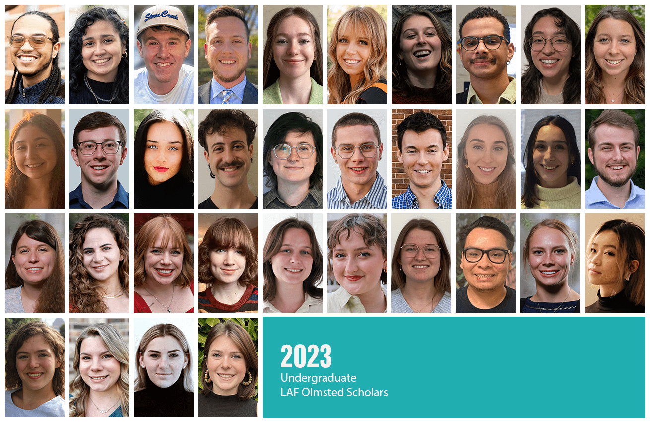 Announcing the 2023 LAF Olmsted Scholars | Landscape Architecture ...
